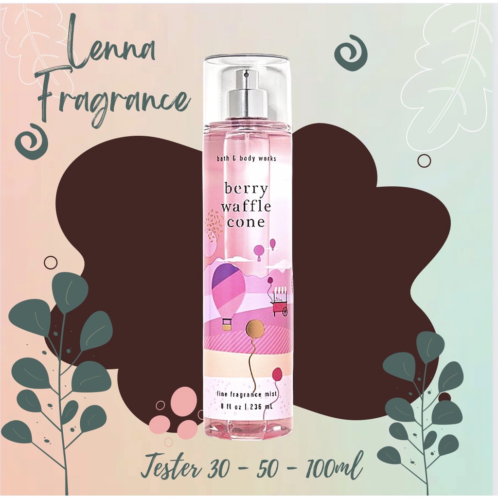 "LENNA" : Xịt Thơm Bath & Body Works - Berry Waffle Cone (30ml-50ml ...