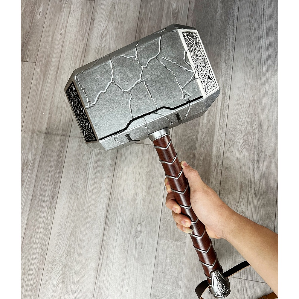 (Hàng có sẵn) Mô hình Búa Thor Mjolnir tỷ lệ 1:1 -Nhựa PU đàn hồi ...