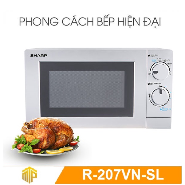 Lò vi sóng Sharp R-207VN-SL 20 lít | Shopee Việt Nam