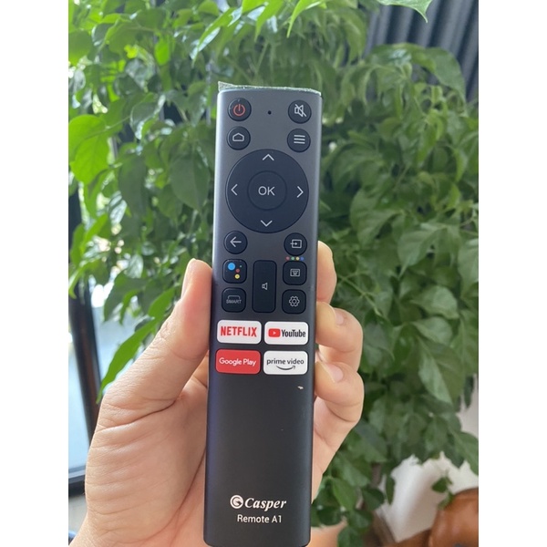 Điều khiển tivi Casper Có tìm kiếm giọng nói. Remote A1 TV Casper Smart ...
