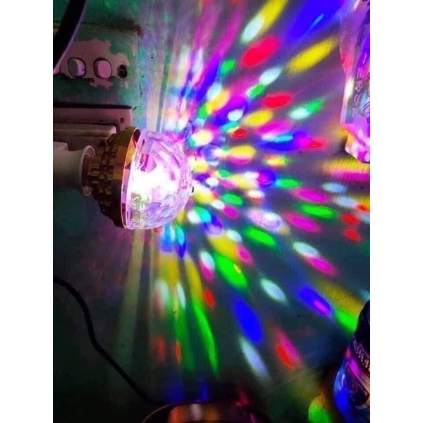 Đèn led xoay 7 màu | Shopee Việt Nam