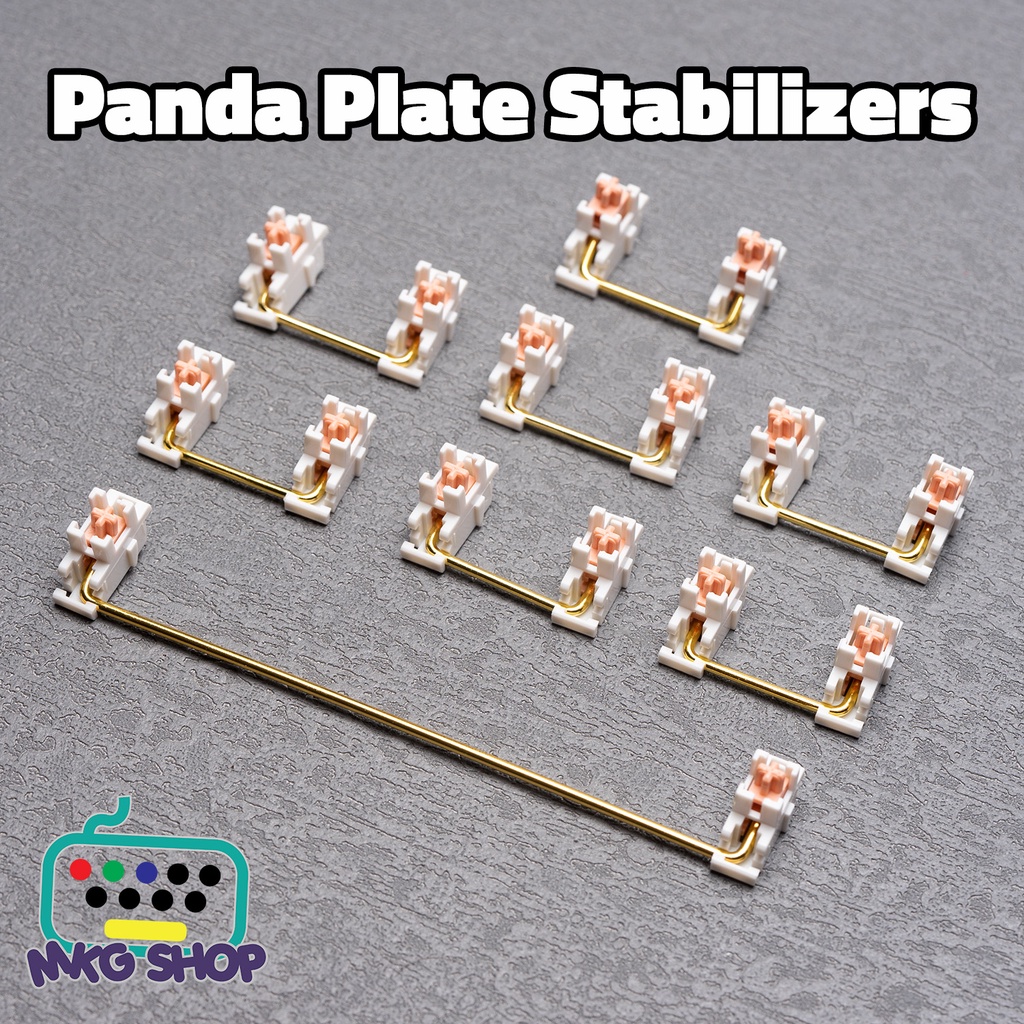 Stab Panda plate mount cho bàn phím cơ, chất liệu POM, wire mạ vàng, bộ 8 chiếc | Shopee Việt Nam