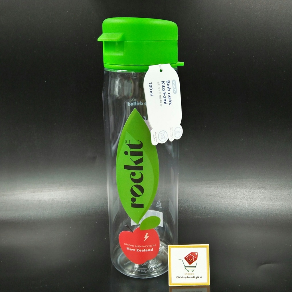 Bình nước Inochi 700ml chịu nhiệt nhựa tritan Rockit | Shopee Việt Nam