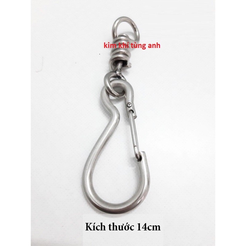 Móc Khóa Móc Cài Treo Chìa Khóa 4 Size Inox 304 Cao Cấp Ta4 Shopee