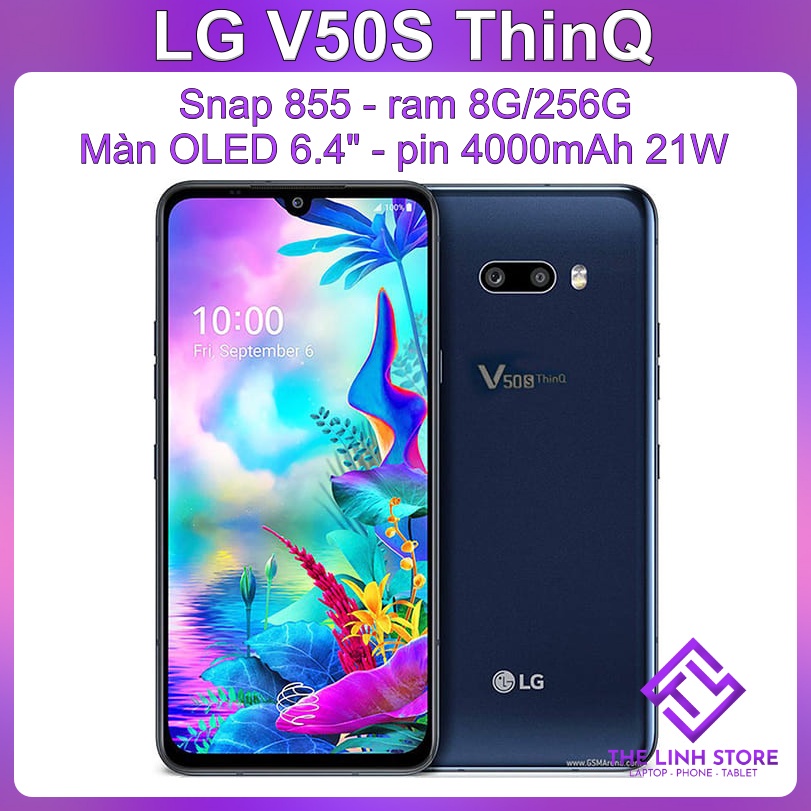 Điện thoại LG V50S ThinQ màn OLED 6.4 inch - Snapdragon 855 ram 8G 256G | Shopee Việt Nam