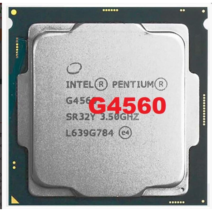 Cpu intel G4560 bóc máy giá tốt | Shopee Việt Nam