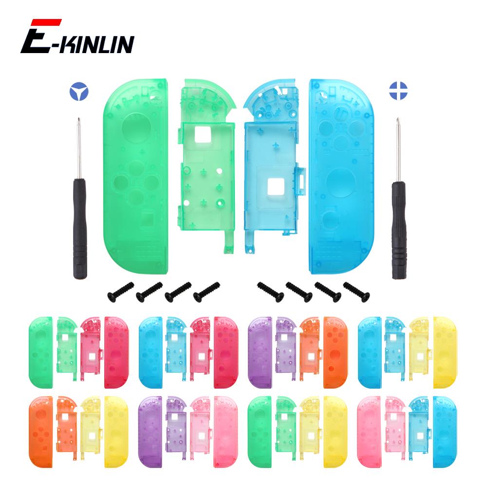 Bộ Vỏ Trong Suốt Thay Thế Cho Tay Cầm Chơi Game Nintendo Switch Oled NS Joy-Con JoyCon DIY ...
