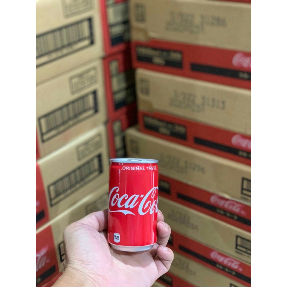 Thùng 30 lon Coca Nhật lon nhôm 160ml - Date 06.2023 | Shopee Việt Nam