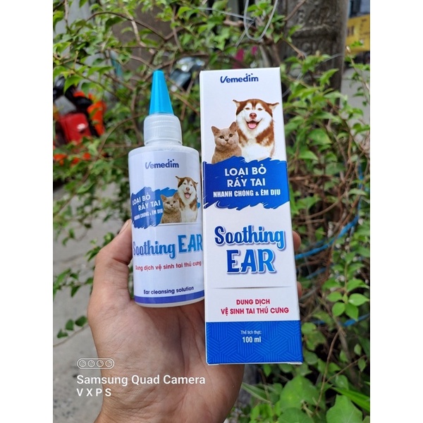 [CHÍNH HÃNG] Dung dịch vệ sinh tai chó mèo Soothing Ear Vemedim giúp ...