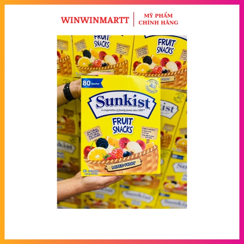 KẸO GUMMIES SUNKIST FRUIT SNACKS | Shopee Việt Nam