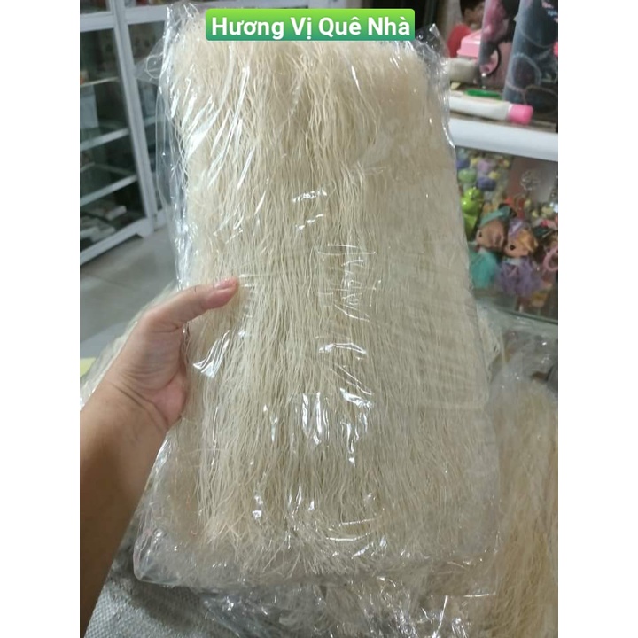 Bún gạo quê sợi nhỏ dai ngon gói 1kg, miến gạo làm thủ công, bún khô ...