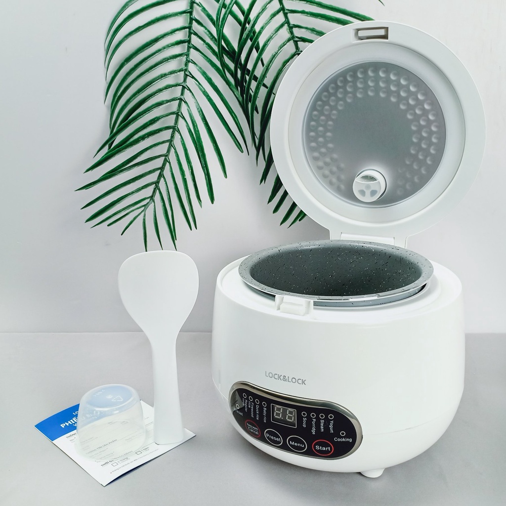 NỒI CƠM ĐIỆN Lock&Lock Digital Rice Cooker 0.8L | Shopee Việt Nam