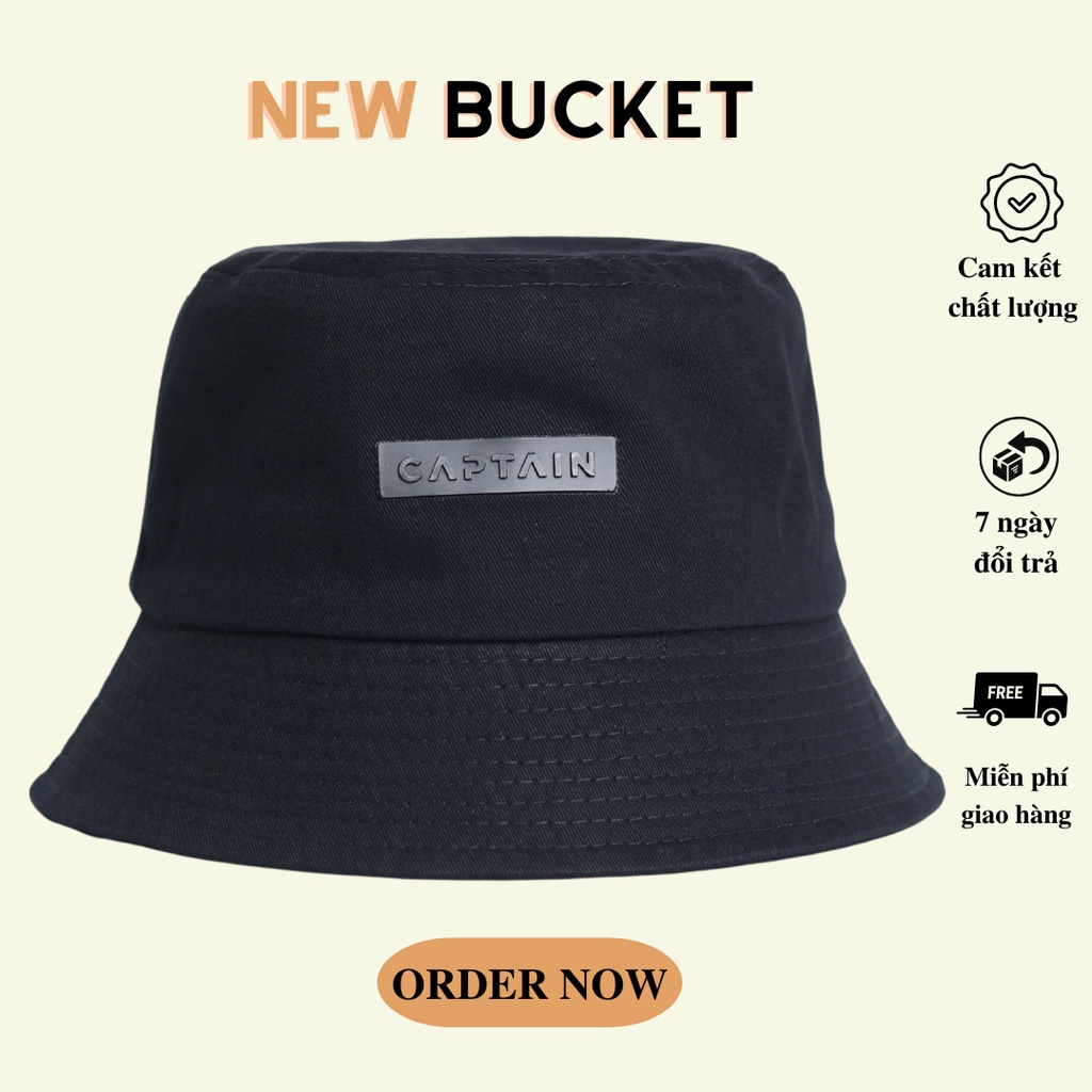 Mũ bucket trơn vành cụp, nón bucket nam nữ cao cấp phong cách Ulzzang ...