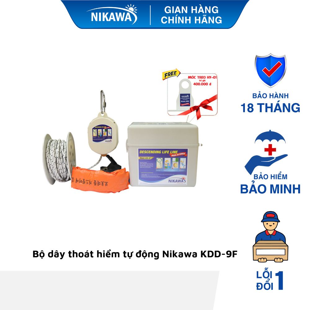 Bộ dây thoát hiểm tự động Nikawa KDD-9F | Shopee Việt Nam