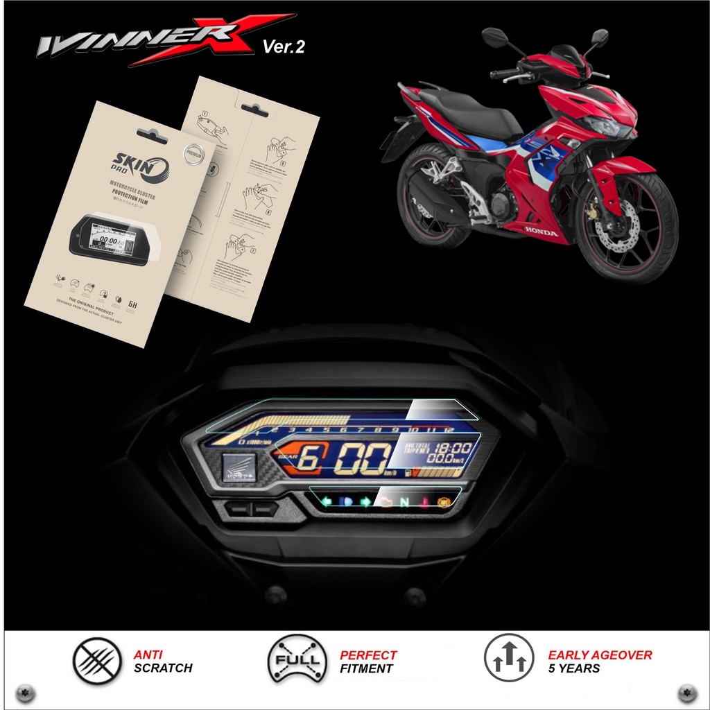 Miếng dán PPF bảo vệ mặt đồng hồ xe WINNER X V2 - HONDA WINNER X 150 ...