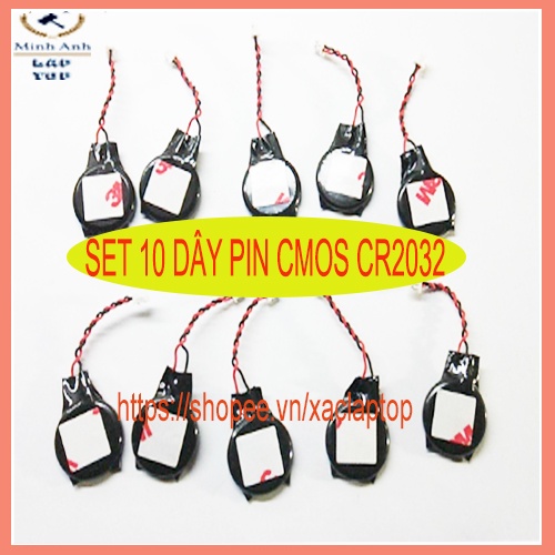 SET 10 DÂY PIN CMOS CR2032 THAY THẾ CHO LAPTOP | Shopee Việt Nam