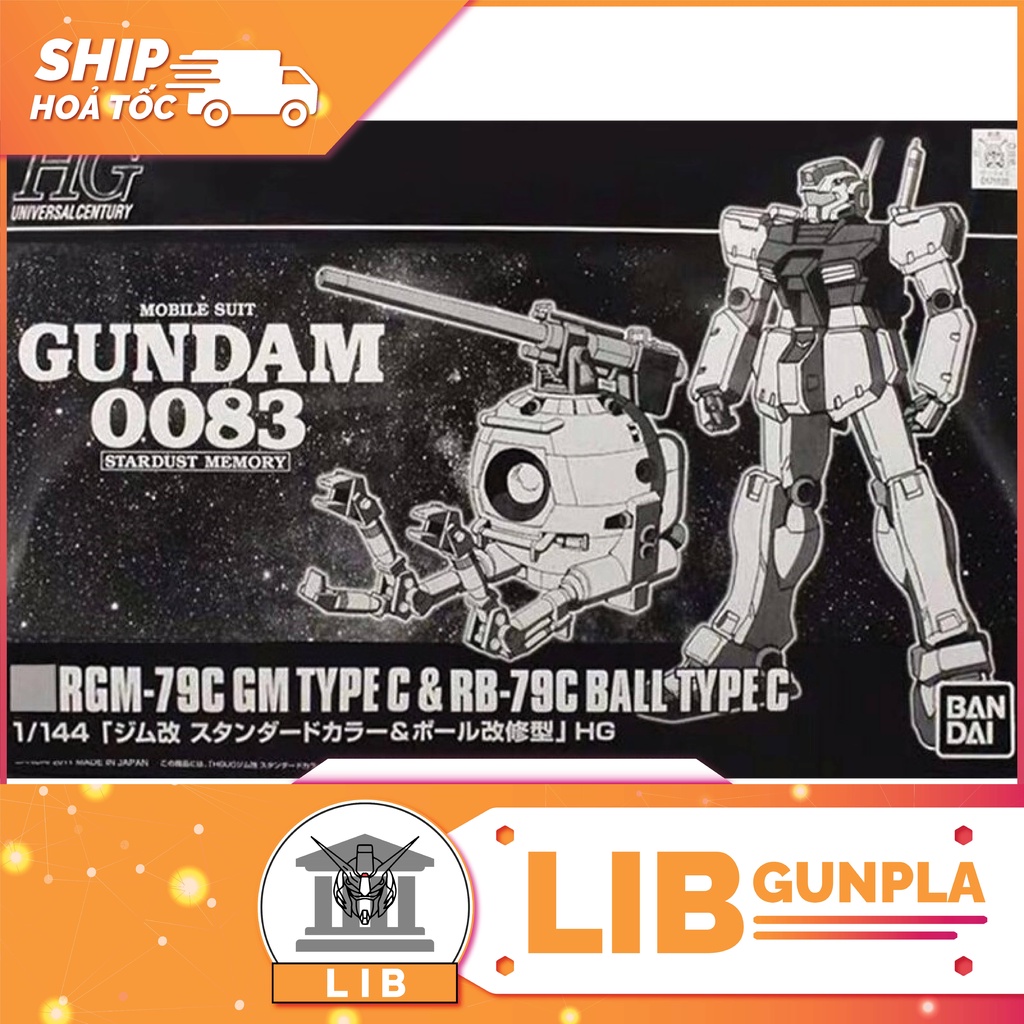 Mô hình lắp ráp Gundam HG UC RGM-79C GM Type C & RB-79C Ball Type C (P-Bandai) | Shopee Việt Nam
