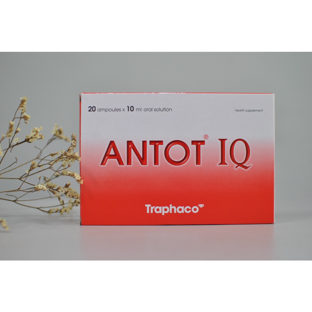 Siro Antot IQ Traphaco giúp bồi bổ trí não (20 ống x 10ml) | Shopee ...