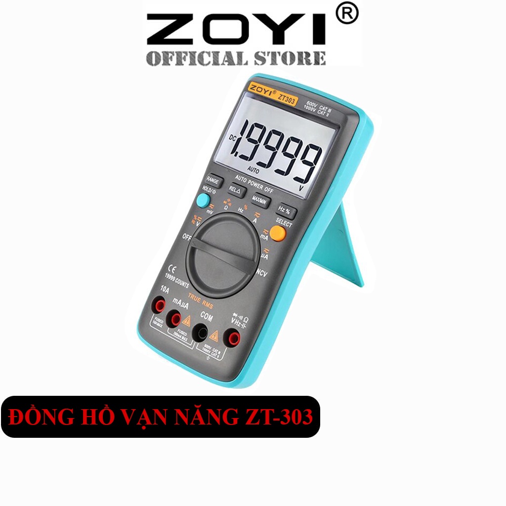 Đồng hồ đo điện vạn năng kỹ thuật số Zoyi ZT-303 - Hàng Chính Hãng ...