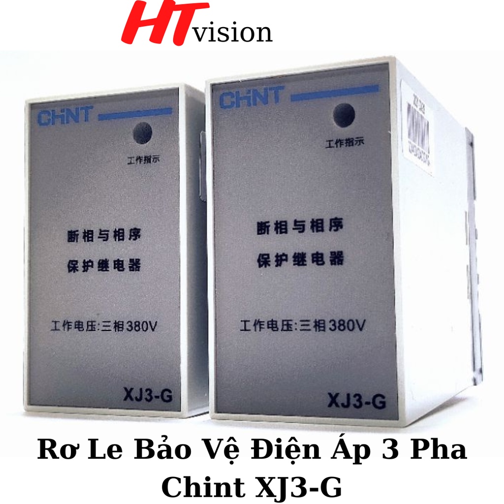 Rơ Le Bảo Vệ Điện Áp 3 Pha Chint XJ3-G, Rơ Le Bảo Vệ Điện Áp 3 Pha Chint XJ3-D 380V ( Chống Mất ...