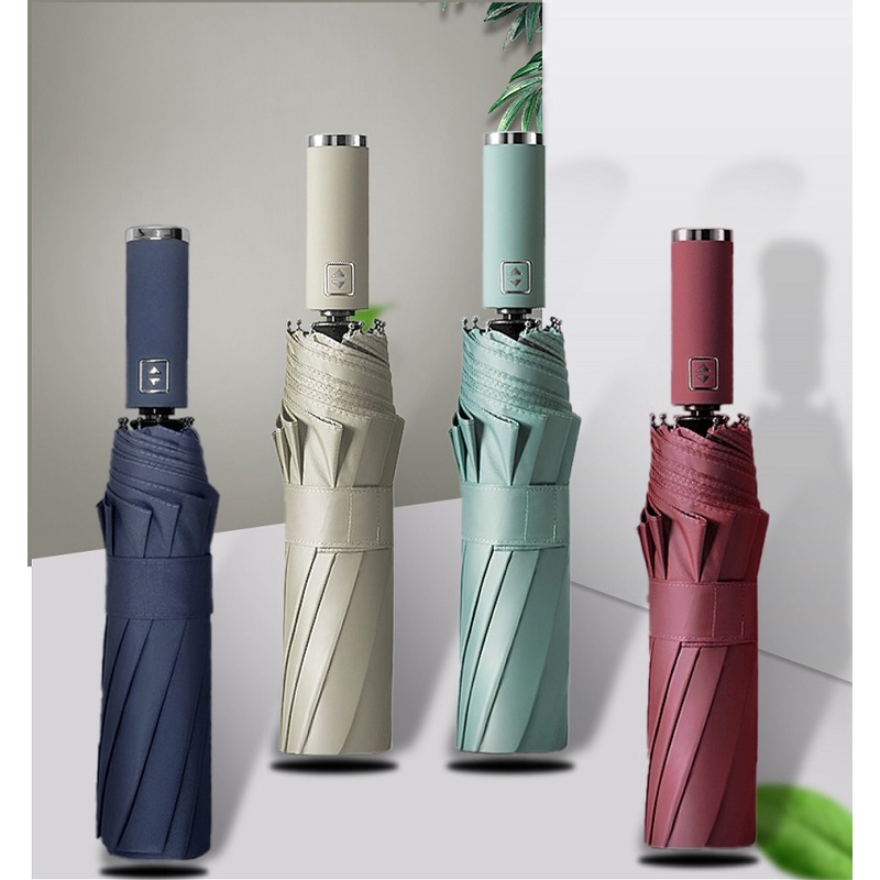 Ô tự động che mua, dù che nắng 10 xương gấp gọn chống UV, tán bung rộng 105cm MADE IN JAPAN ...