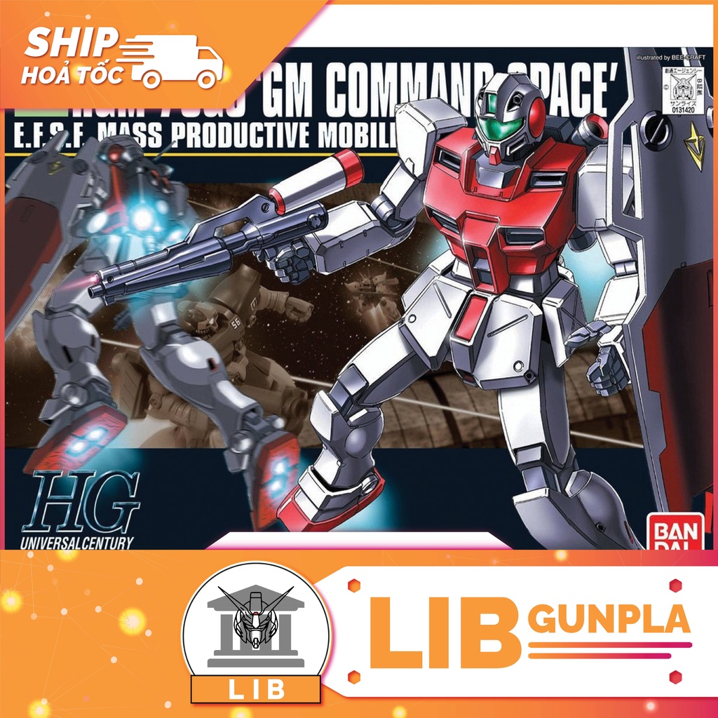 Mô hình lắp ráp Bandai Gundam HG UC 1/144 GM Command Space | Shopee ...