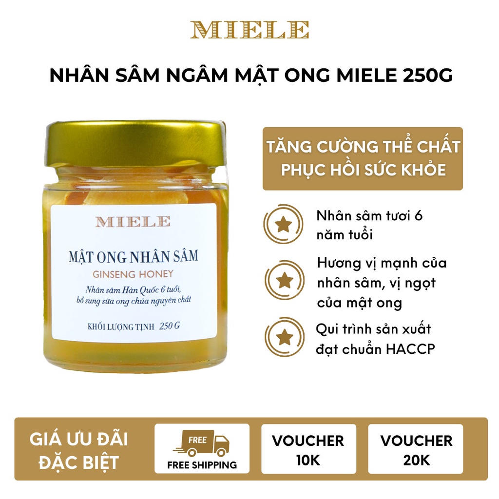 Nhân sâm ngâm mật ong 250g | Shopee Việt Nam