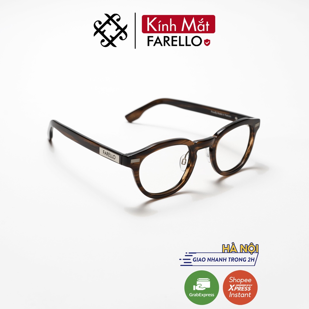 Gọng kính cao cấp mắt vuông nam nữ FARELLO BAGISTO chất liệu nhựa ...