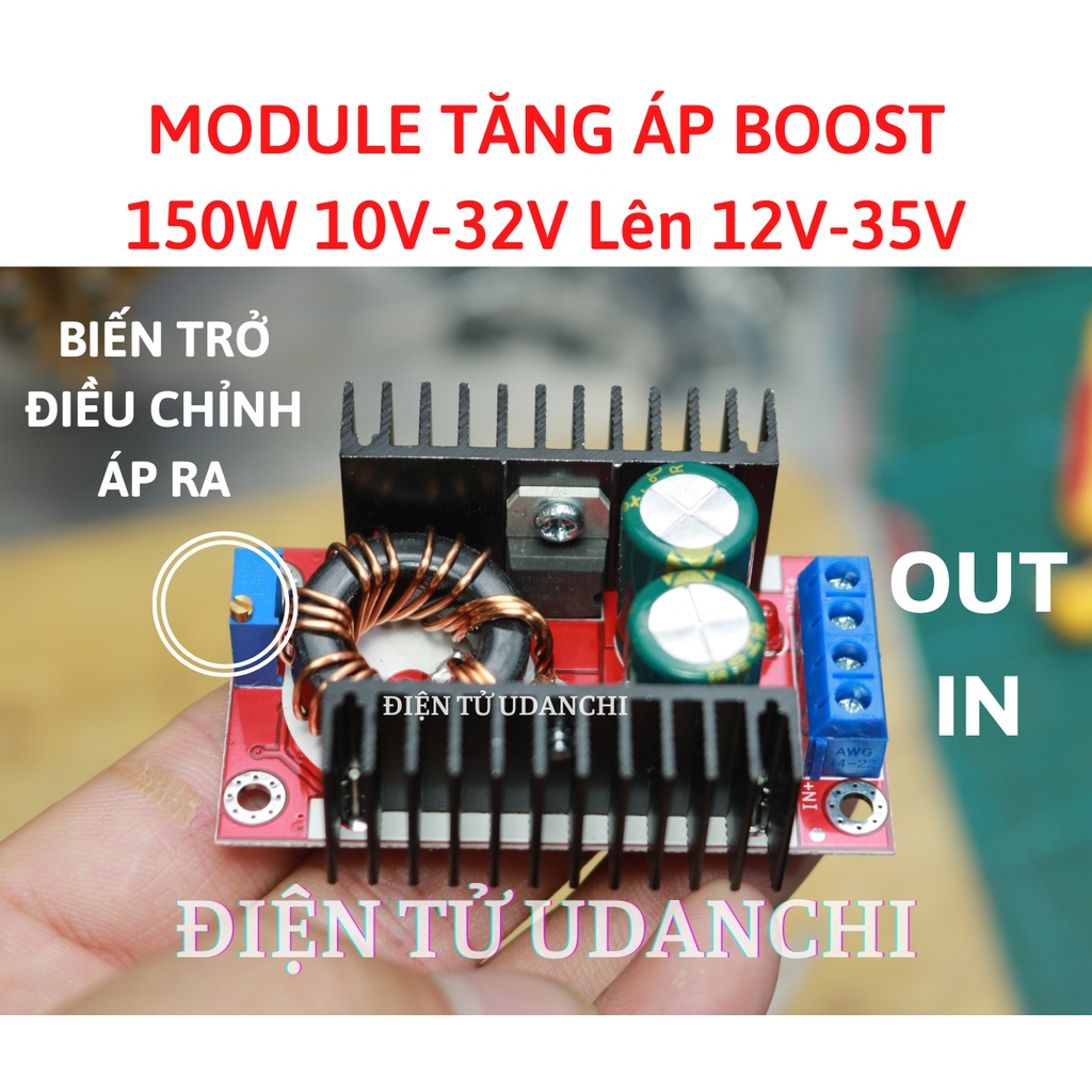Module tăng áp Boost 150W 10V-32V Lên 12V-35V | Shopee Việt Nam