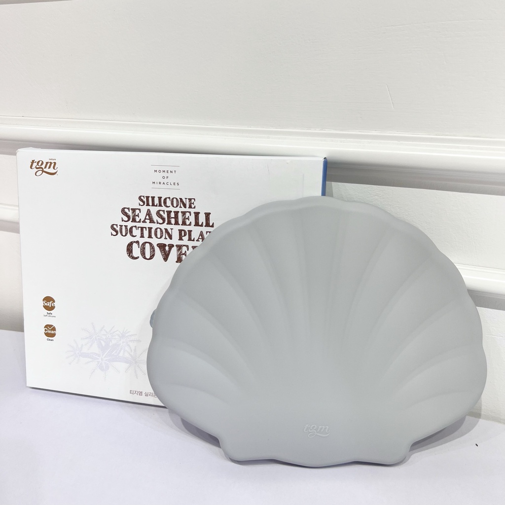 Khay Ăn Dặm Cho Bé Hình Sò TGM Silicone Seashell Suction Plate Chống ...