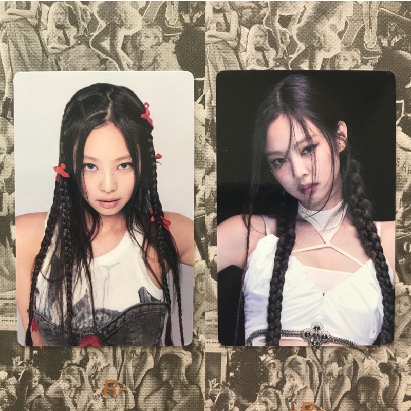 [official Toploader]blackpink Card Jennie Yg Pre Order Album Born Pink
