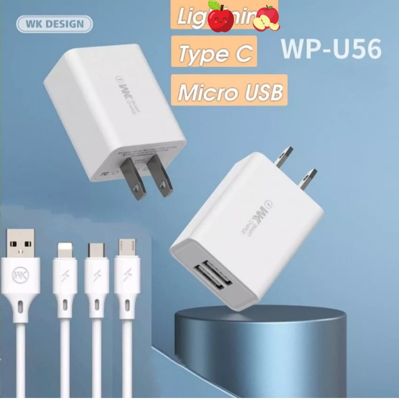 BỘ CỦ SẠC HỖ TRỢ SẠC NHANH CỦ SẠC + DÂY MAXSPEED WP-U56 DÀNH CHO ĐIỆN THOẠI và máy tính bảng ...