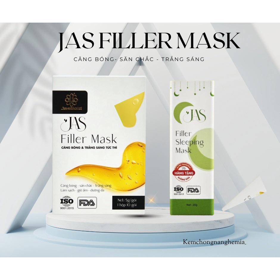 [ Mua 1 Tặng 1] MẶT NẠ JAS FILLER MASK - Dưỡng Trắng - Chống Lão Hoá ...