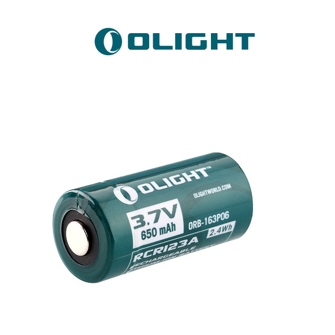 Pin sạc Olight RCR123 16340 dung lượng 650mAh có mạch bảo vệ | Shopee ...