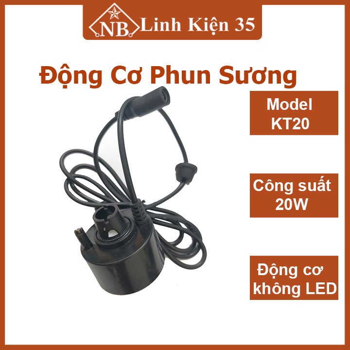 Động cơ phun sương KT20 20W - 24V không led tạo độ ẩm hơi nước nhà sục ...