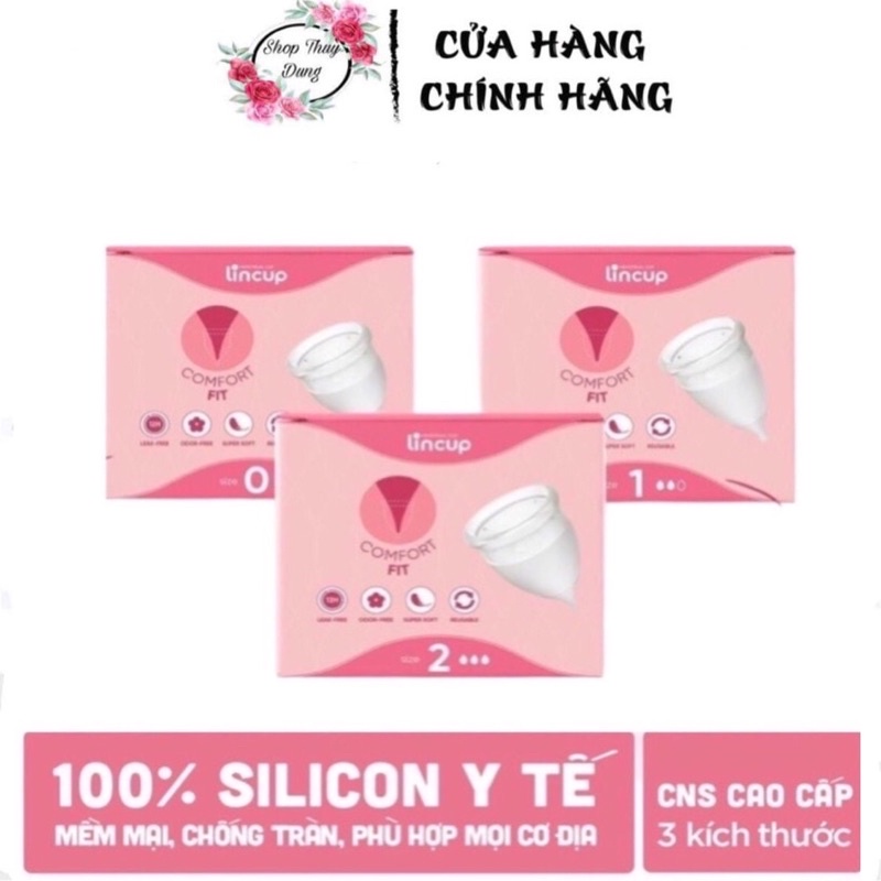 Cốc Nguyệt San LIN CUP 100% Sillicone y tế cao cấp | Shopee Việt Nam