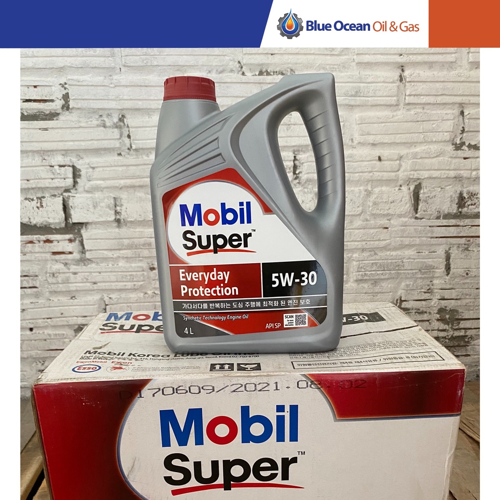 Nhớt ô tô cao cấp Mobil Super Everyday Production 5000 5W30 SP can 4L ...