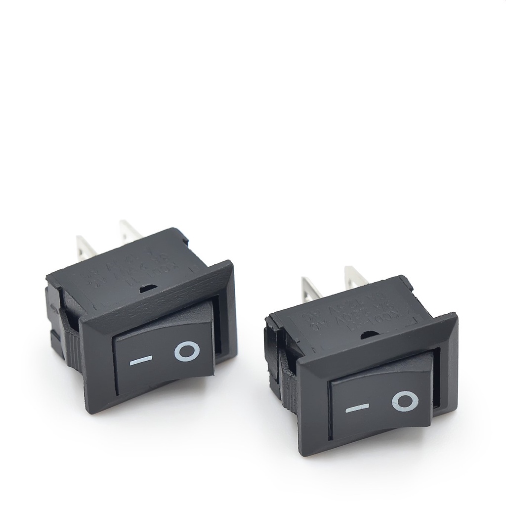 Công Tắc Bập Bênh KCD1 6A/250VAC 2 Chân - Kích Thước 13*14.8*20.8mm ...