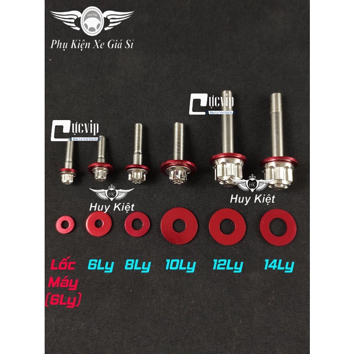 Lông Đền Nhôm Đỏ 6Ly Lốc Máy, 6Ly, 8Ly, 10Ly, 12Ly, 14Ly (Giá 1 lông ...