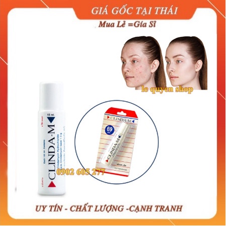 [CHÍNH HÃNG] Serum Chấm Mụn CLINDA-M Thái Lan 15ml | Shopee Việt Nam