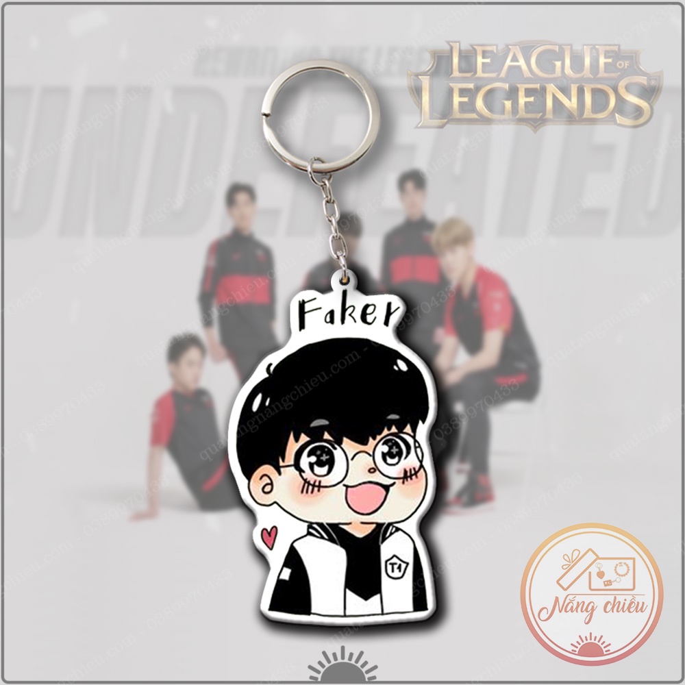 Móc khóa chibi Faker Dày In Sắc Nét 2 Mặt, Huyền Thoại T1 | Shopee Việt Nam