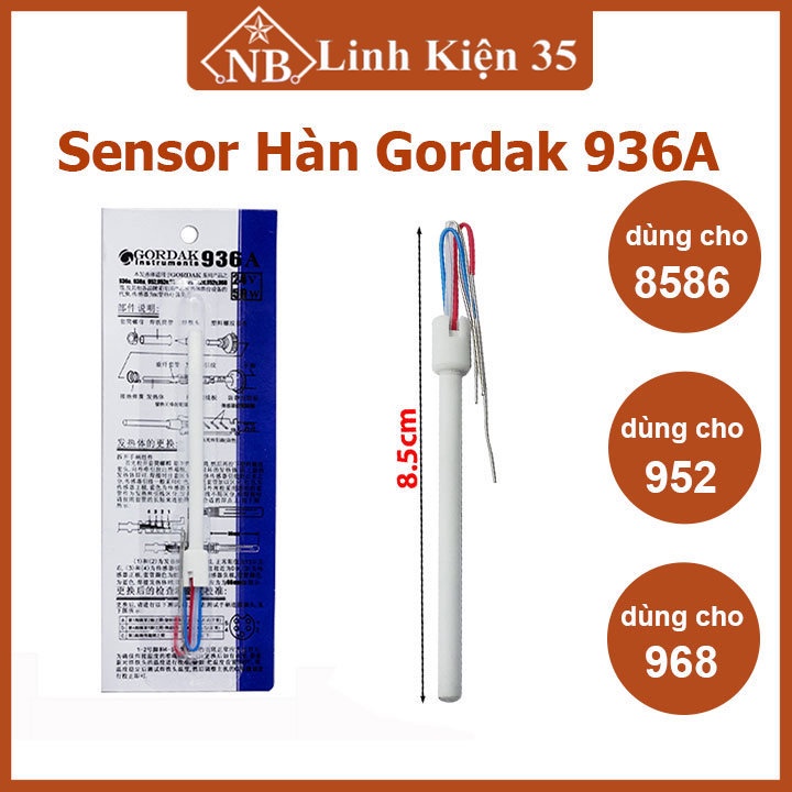 Sensor hàn 936A lõi nhiệt gordak 936A thay thế cho máy 8586/952/968 ...