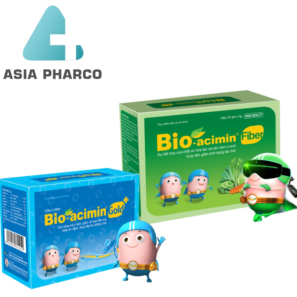 Thực Phẩm Bảo Vệ Sức Khỏe Cốm Bổ Sung Chất Xơ Bio-Acimin Fiber và Bio ...
