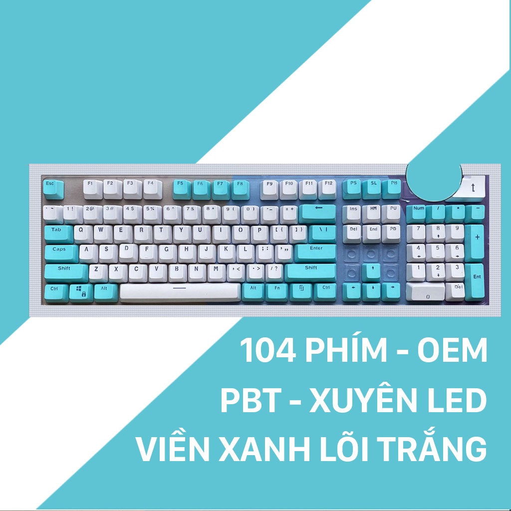 Keycap nhựa PBT hơn 50 mẫu cao cấp In Dyesub Xuyên Led , nút phím lắp ...