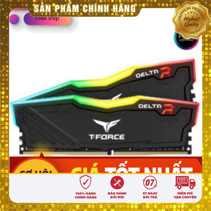 Ram DDR4 Team 16G3000 T-FORCE Delta RGB | Shopee Việt Nam