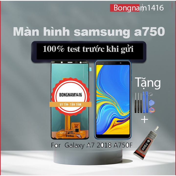 Màn hình samsung a750 a7 2018 tặng bộ sửa và keo dán b7000. | Shopee Việt Nam