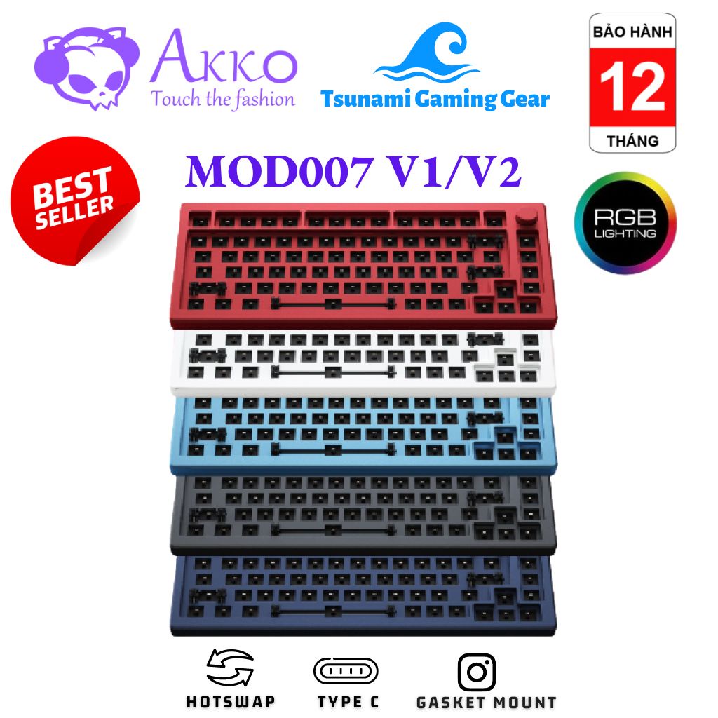 Kit phím cơ AKKO Designer Studio MOD007 v1/ MOD007 v2 I Led RGB ...