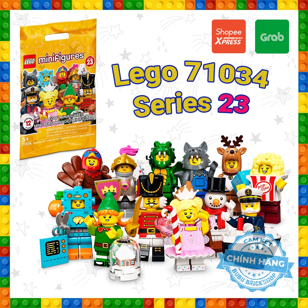 [1 nhân vật] Nhân vật Lego 71034 - Lego Minifigures Series 23 | Shopee ...