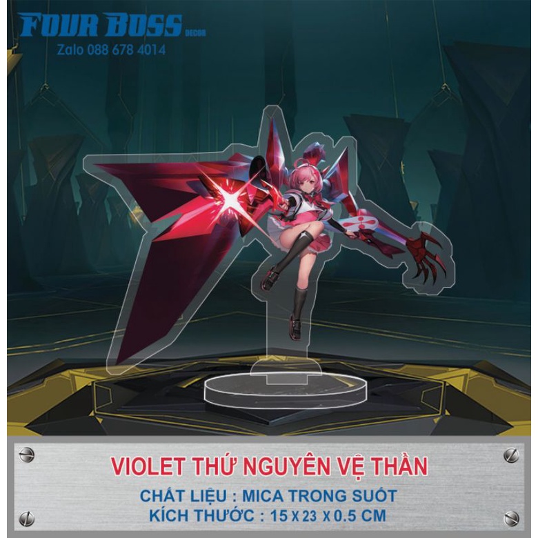 Mô Hình Tướng Violet Thứ Nguyên Vệ Thần Trong Game Liên Quân Mobile ...