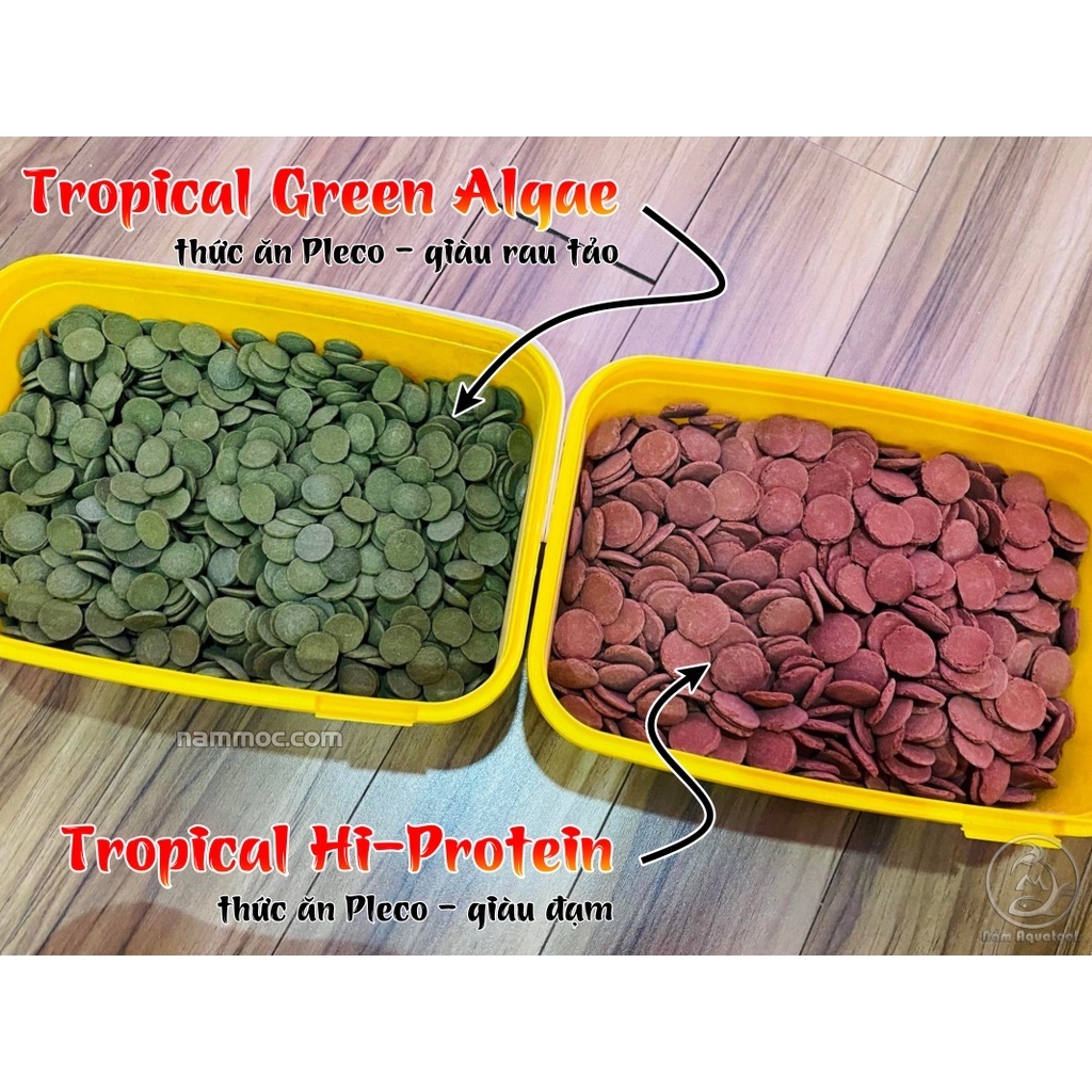 Thức Ăn Pleco Tropical Green Algae (Rau tảo) / Hi - Protein (Thịt ...